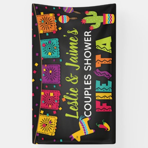 Fiesta Couples Shower Banner | Zazzle