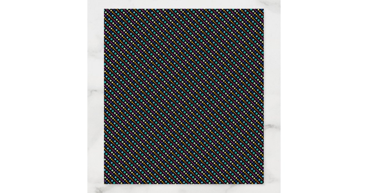 Fiesta Dots Wedding Envelope Liner | Zazzle