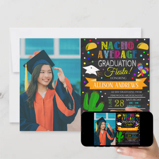 Fiesta Graduation Invitation | Zazzle
