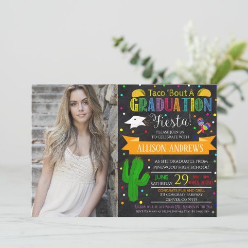 Fiesta Graduation Invitation | Zazzle