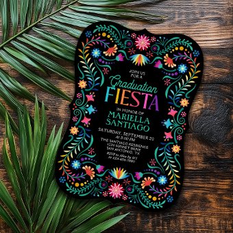 Fiesta Graduation Party Invitation | Zazzle