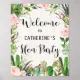 Fiesta Hen Party Hens Night Welcome Poster Cactus | Zazzle