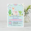 Fiesta Llama Fun 1st Birthday Invitation | Zazzle