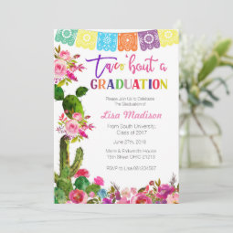 Fiesta Mexican Graduation Party Invitation | Zazzle