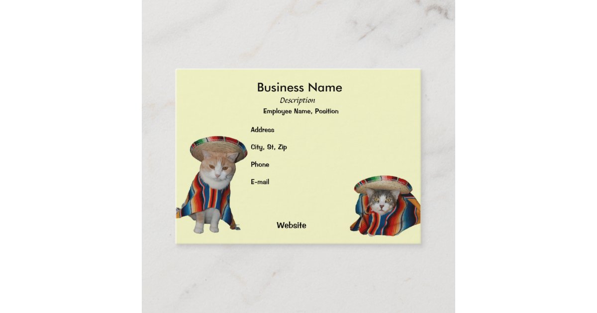 Fiesta/Mexican/Hispanic Theme Business Card | Zazzle