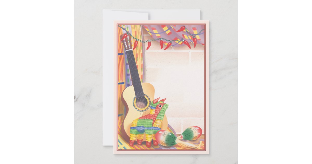 Fiesta © note card | Zazzle