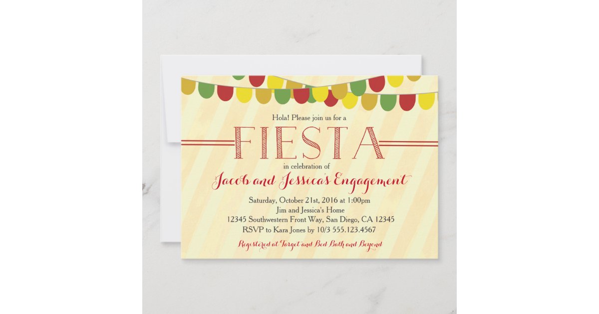 Fiesta Party Invitation | Zazzle
