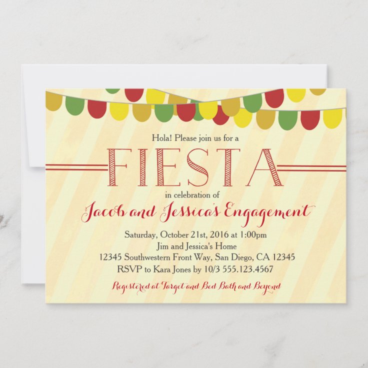 Fiesta Party Invitation | Zazzle