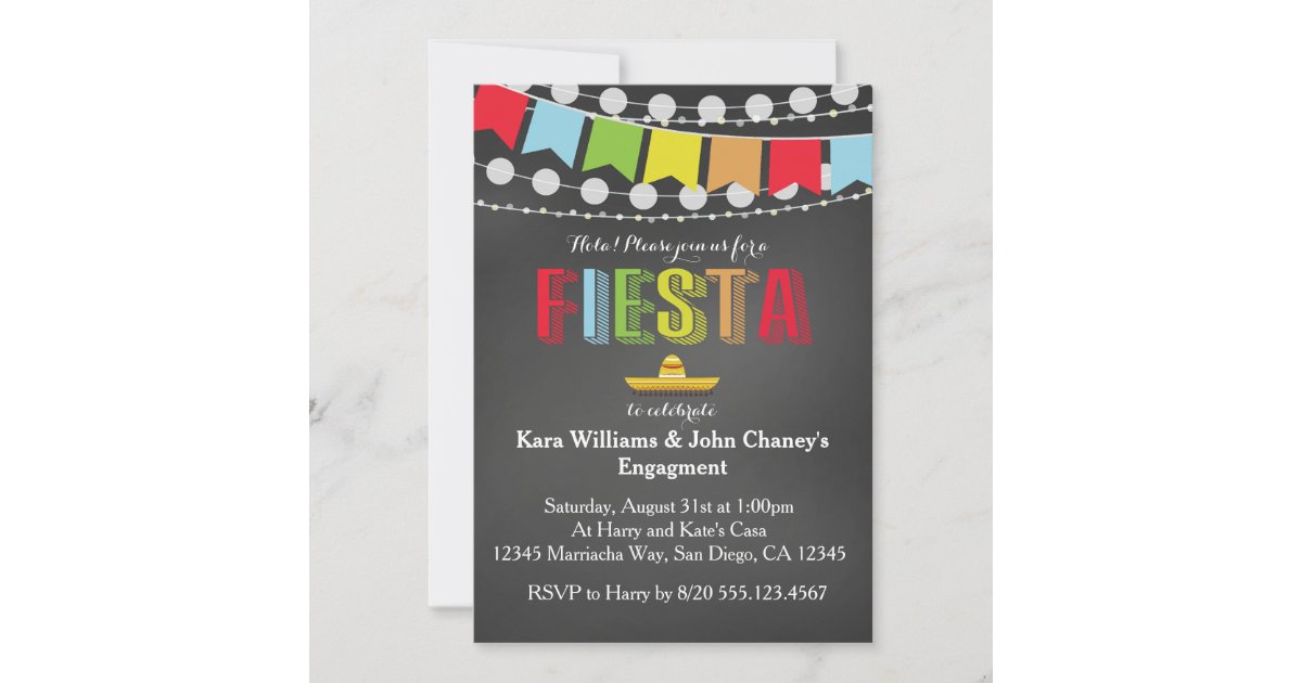 Fiesta Party Invitation | Zazzle