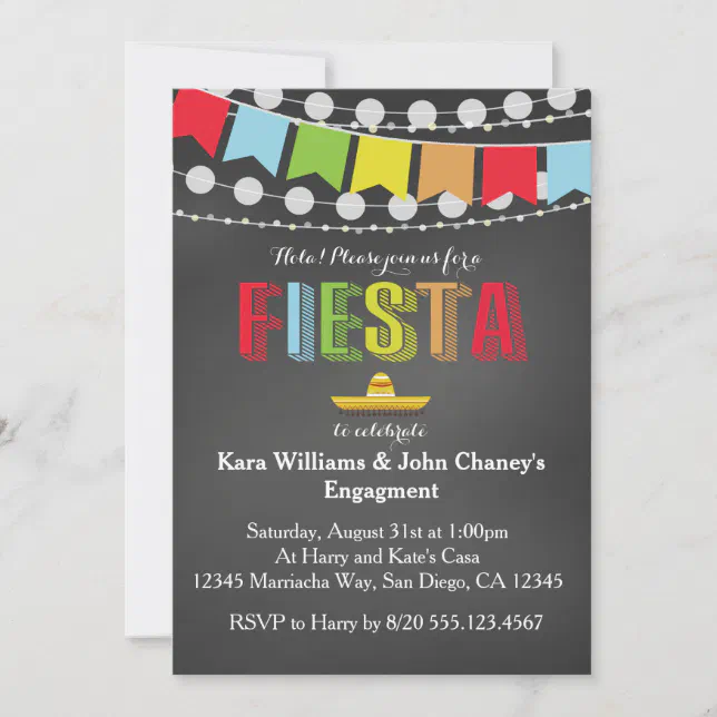 Fiesta Party Invitation | Zazzle