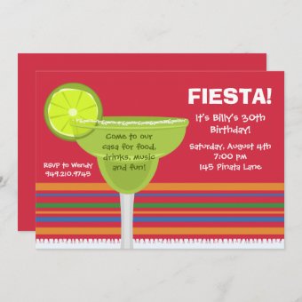 Fiesta Party Invitation w/matching Envelopes | Zazzle