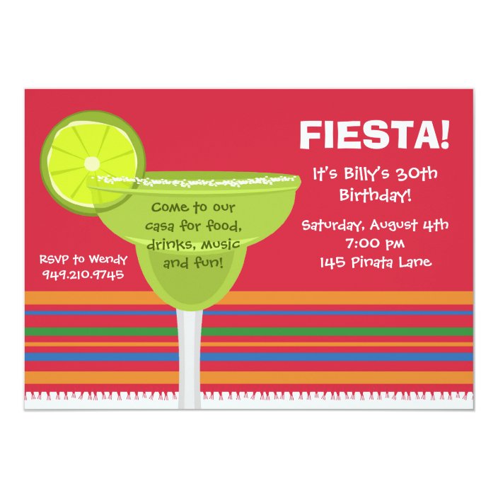Fiesta Party Invitation w/matching Envelopes | Zazzle.com