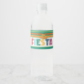 Fiesta Party Water Bottle Label | Zazzle