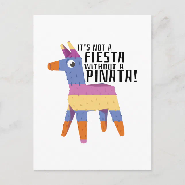 Fiesta Pinata Postcard | Zazzle