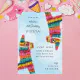 Fiesta Rainbow Llama Piñata Birthday Party Invitation | Zazzle