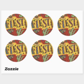 Fiesta Sticker | Zazzle