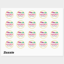 Fiesta Stickers, for any event - Birthday & Shower Classic Round ...