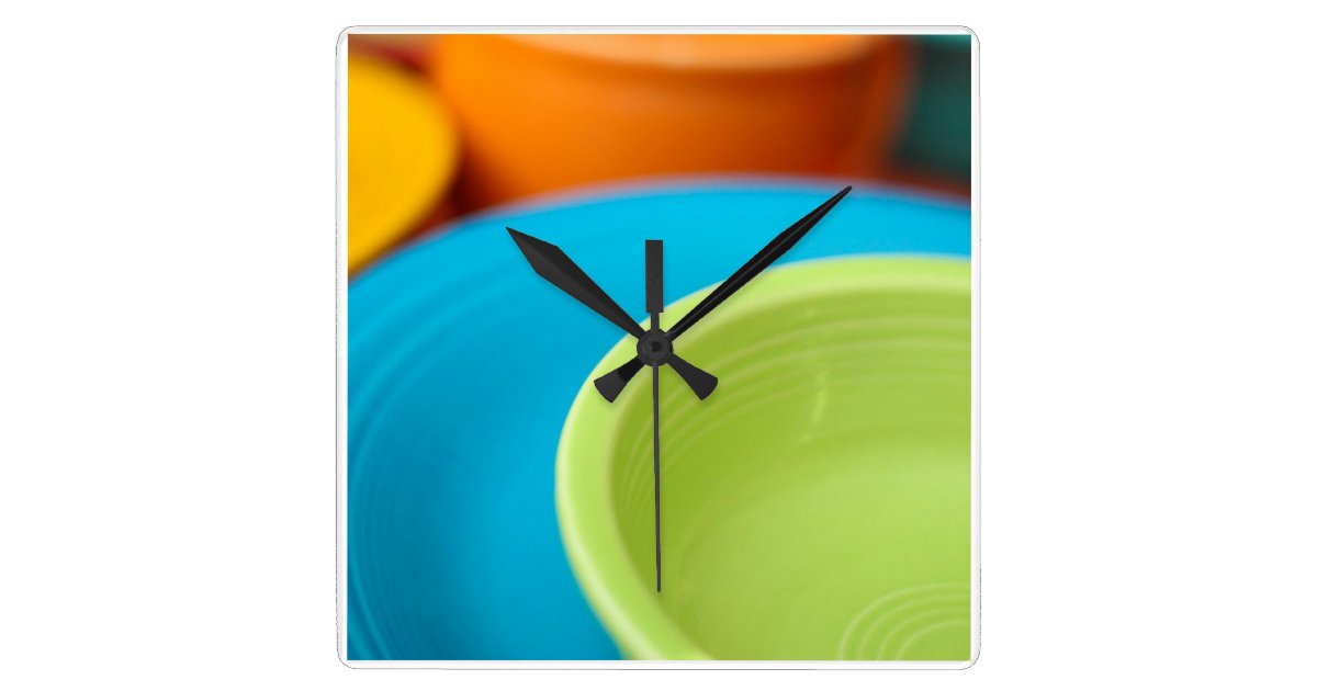 Fiesta wall clock ware | Zazzle.com