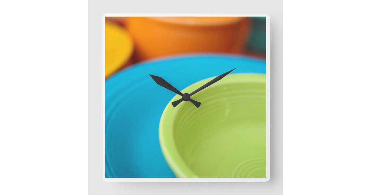 Fiesta wall clock ware | Zazzle