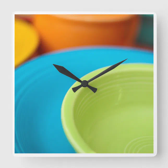Fiesta wall clock ware | Zazzle