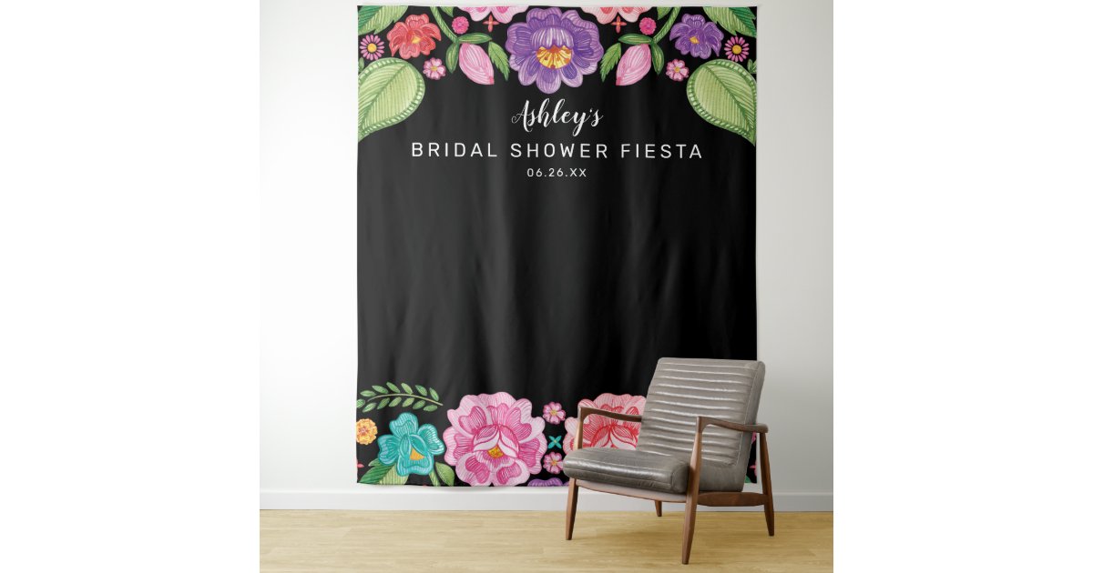 Fiesta Wedding Backdrop Photo Booth | Zazzle