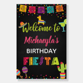 Fiesta Welcome Sign - Blk | Zazzle