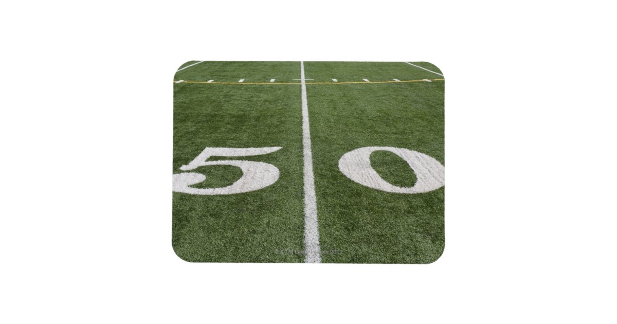 Fifty yard line magnet | Zazzle