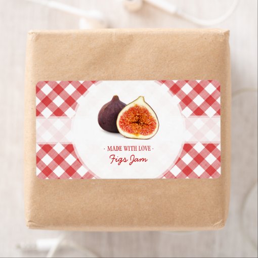 Fig Jam label | Zazzle