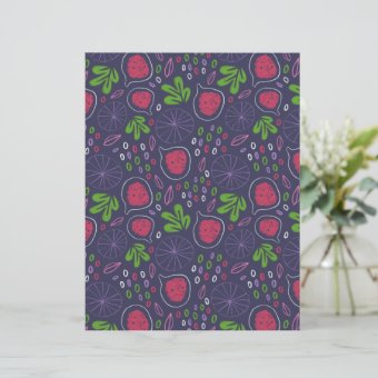 Fig Paper Sheet | Zazzle