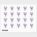 Fight Lupus Classic Round Sticker | Zazzle