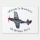 Fighter-bomber cartoon illustration sign | Zazzle
