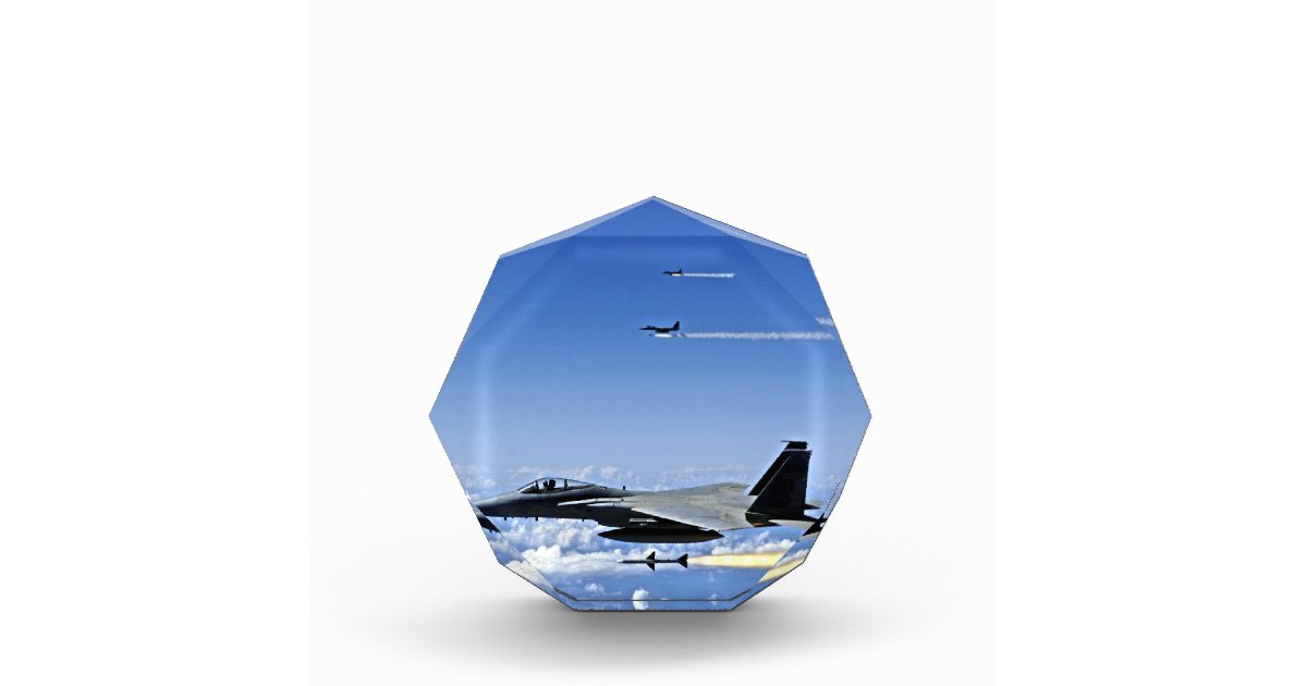 Fighter Jet Acrylic Award | Zazzle