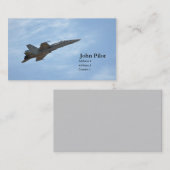 Fighter Jet Business Card | Zazzle