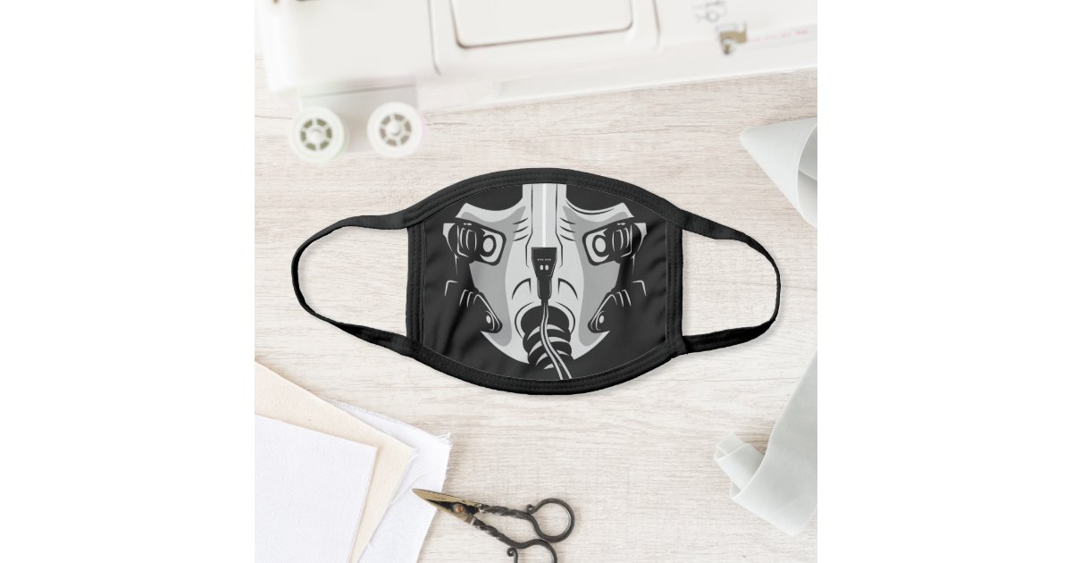 Fighter Pilot Face Mask | Zazzle