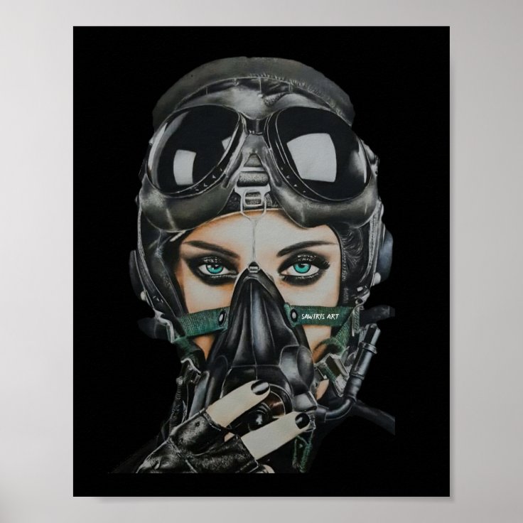 Fighter Pilot Poster | Zazzle