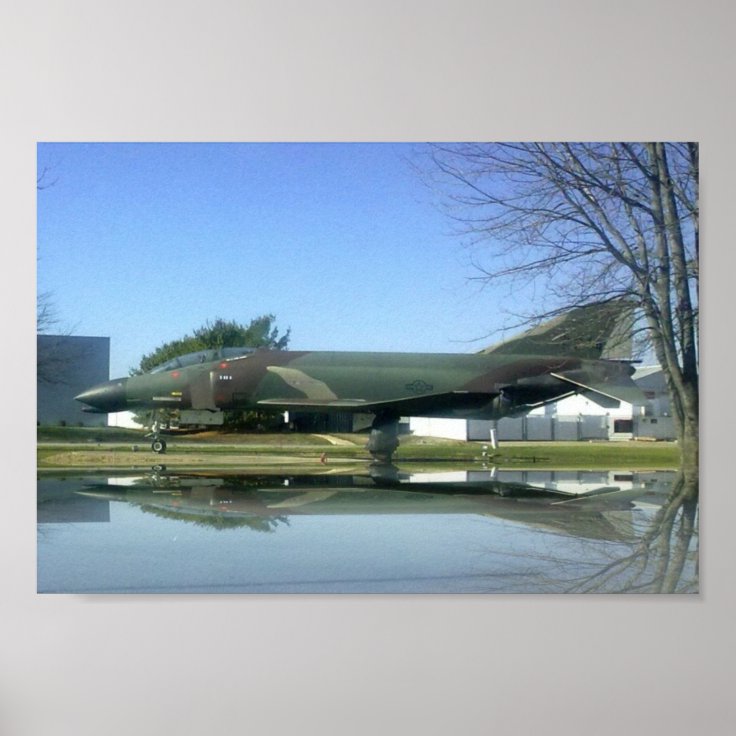 Fighter plane (F4-Phantom) Poster | Zazzle