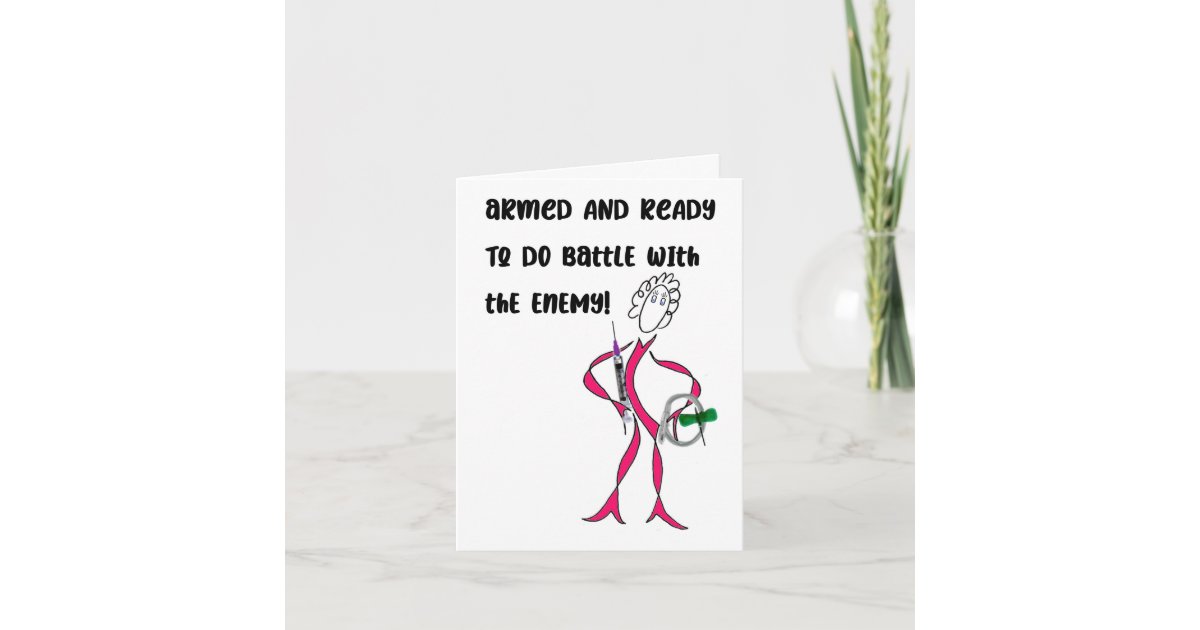 FIGHTING CANCER CARD | Zazzle