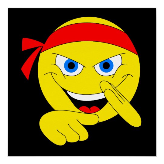 Fighting Emoji Poster | Zazzle.com