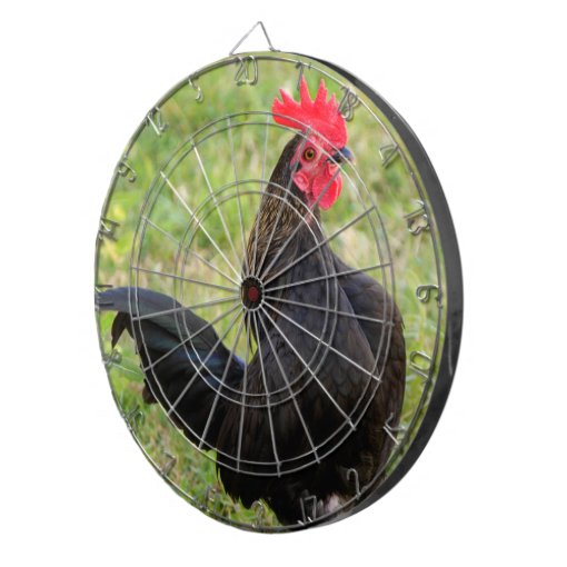 Fighting Rooster Dartboard | Zazzle