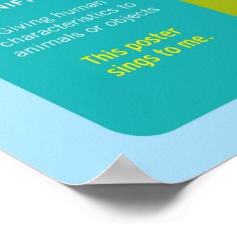 Figurative Language Infographic Poster | Zazzle