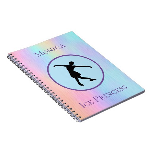 Figure Skating "Ice Princess" Custom Notebook | Zazzle