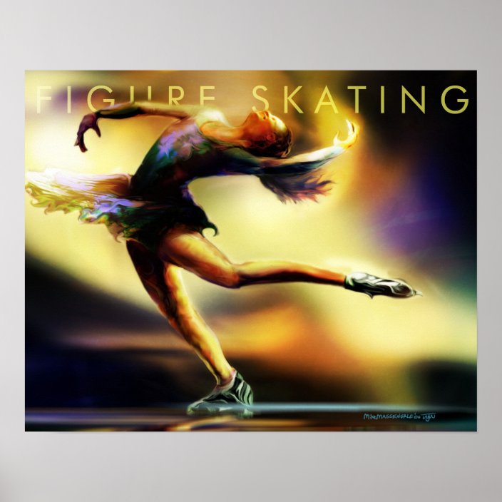 Figure Skating Poster | Zazzle.com