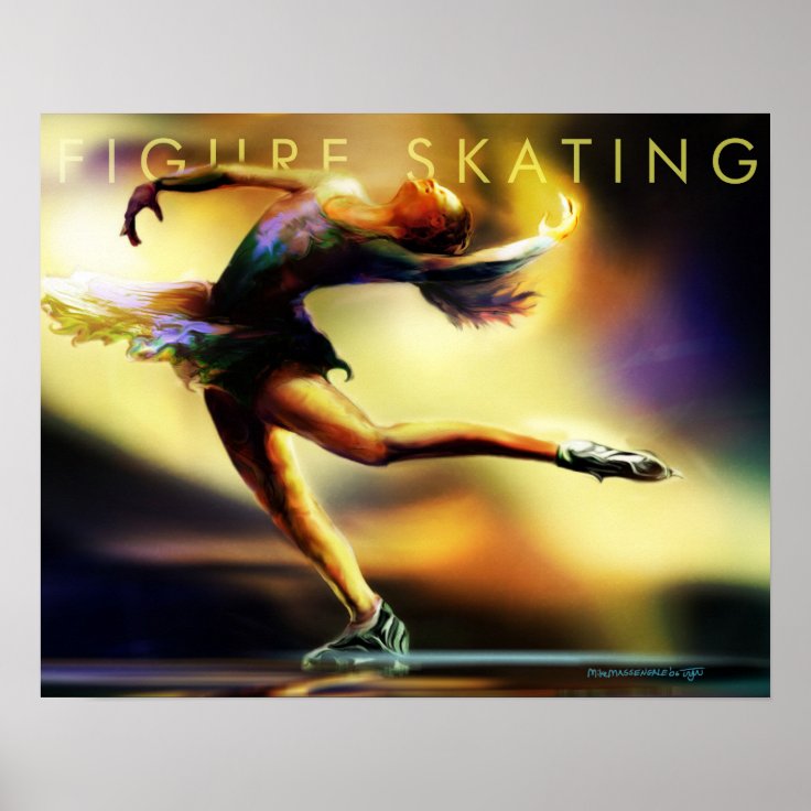 Figure Skating Poster | Zazzle