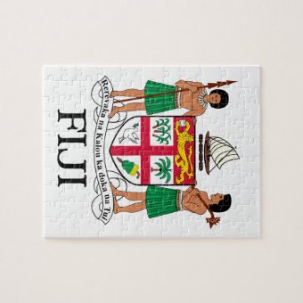 FIJI - emblem / flag / coat of arms / symbol Jigsaw Puzzle | Zazzle