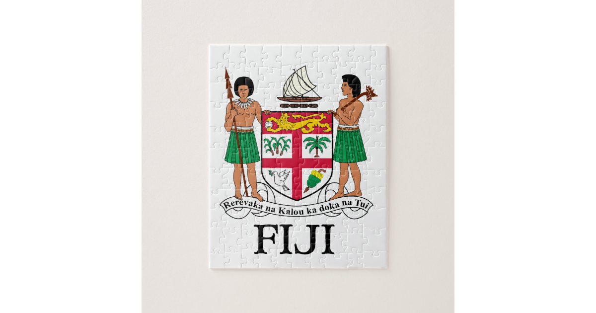 FIJI - emblem / flag / coat of arms / symbol Jigsaw Puzzle | Zazzle