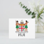 FIJI - emblem / flag / coat of arms / symbol Postcard | Zazzle