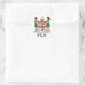 FIJI - emblem / flag / coat of arms / symbol Square Sticker | Zazzle