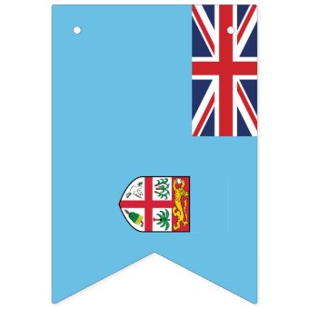 Fiji Flag Banner International Day Decorations | Zazzle