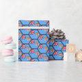 Fiji Flag Honeycomb Wrapping Paper | Zazzle