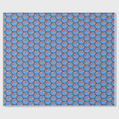 Fiji Flag Honeycomb Wrapping Paper | Zazzle
